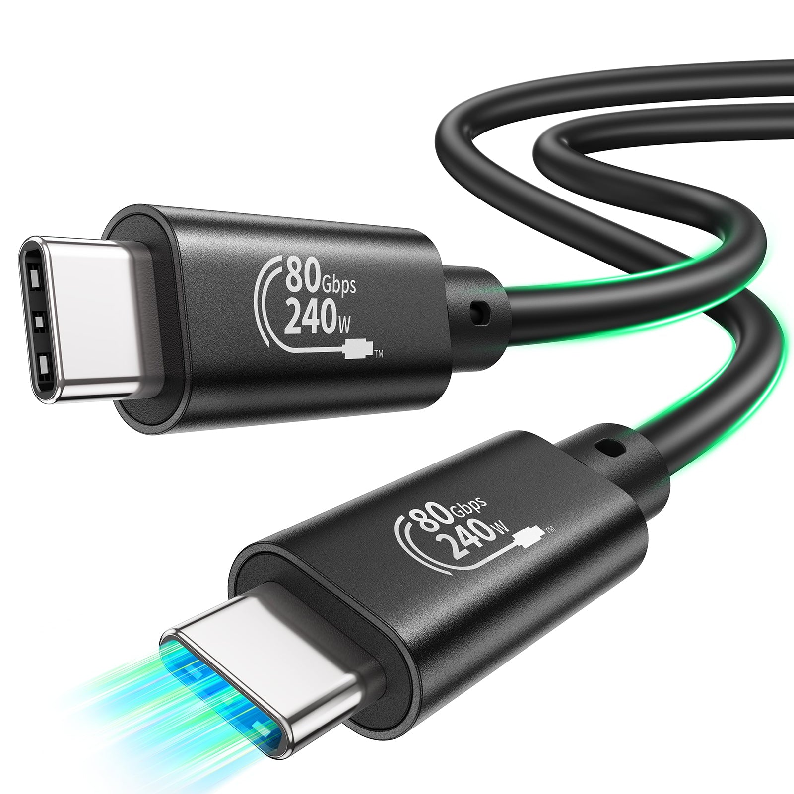 Fitee 80Gbp USB4 Cable, Thunderbolt 5/4 Compatible